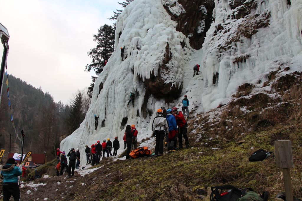 Ledová stěna Vir | Turistický portál Bystřicka